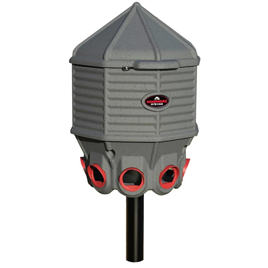 CoopWorx Chicken Feed Silos for Innovative Backyard Poultry | QC Supply
